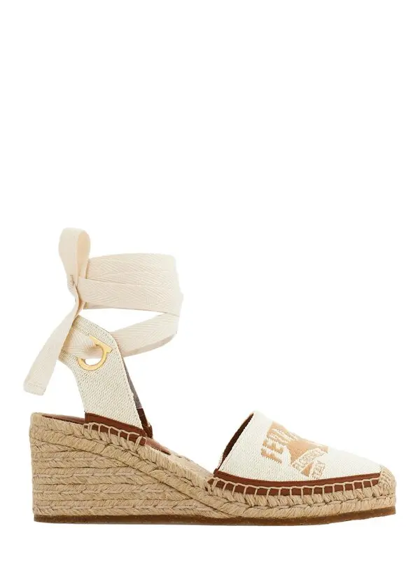 FERRAGAMO Wedge Espadrille - Beige
