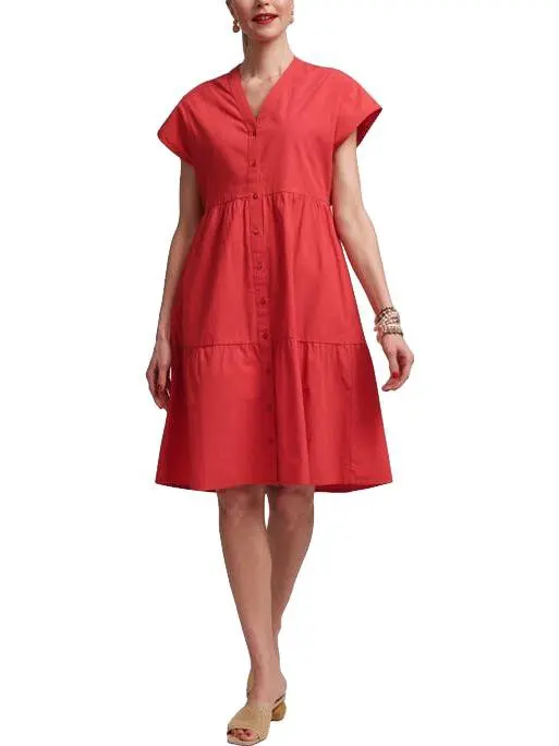 FRANCES VALENTINE Breezy Mini Dress - Red