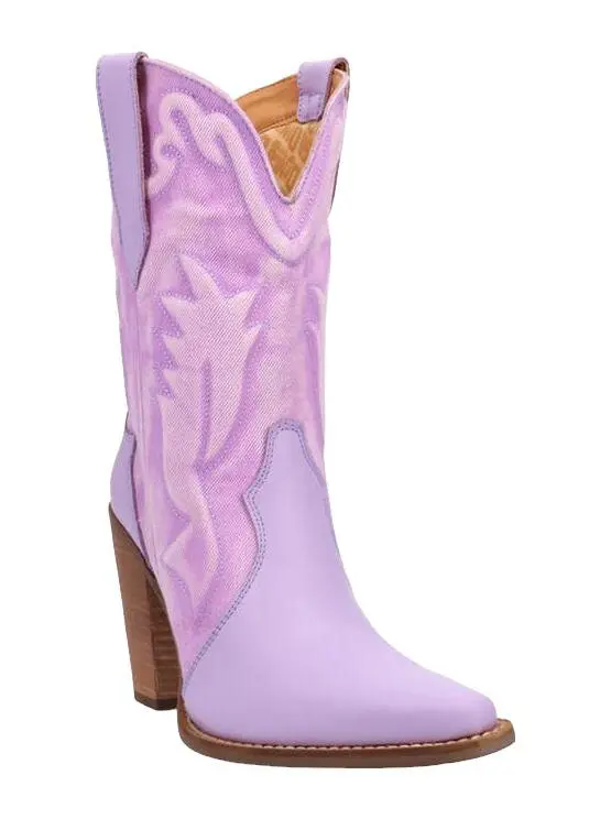 DINGO Tipsy Cowboy Boot - Lavender