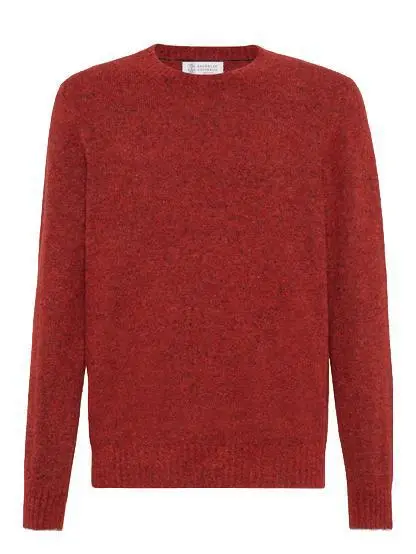 Brunello Cucinelli Knop Sweater - Orange