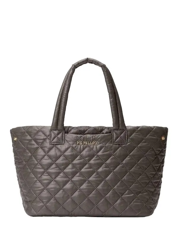 Mz Wallace Small Metro Quilted Nylon City Tote - Magnet