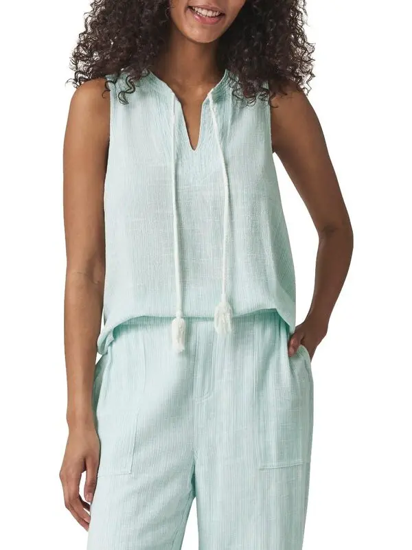 Splendid Layla Tank - Mint Stripe