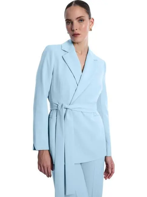 Bcbgmaxazria Belted Tailored Jacket - Seafoam