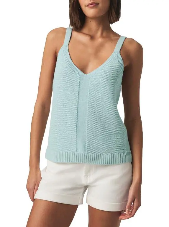 Splendid Banks V-neck Sweater Tank - Mint