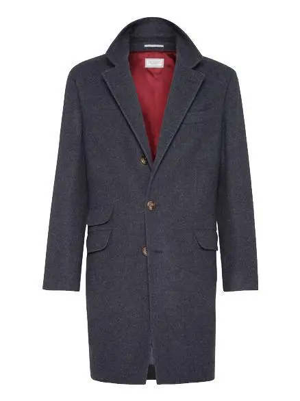 Brunello Cucinelli Water-resistant Cashmere Coat - Lead
