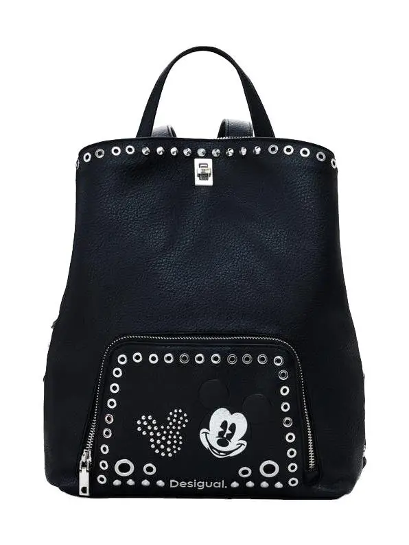 Desigual Mickey Mouse™ Studded Backpack - Black