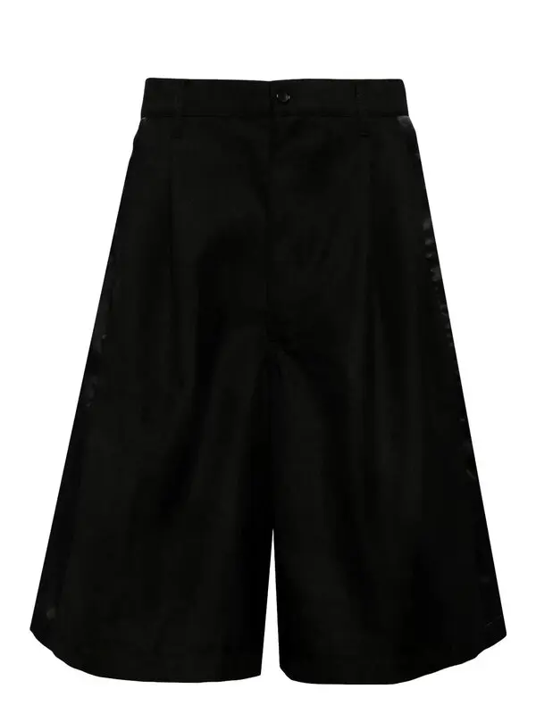 Comme Des Garçons Pleated Shorts - Black