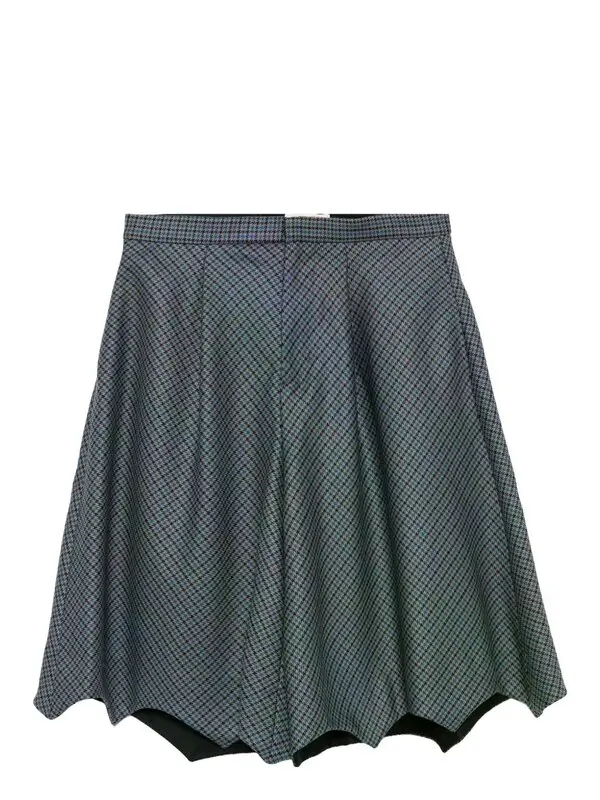 MASU Asymmetric Design Shorts - Blue