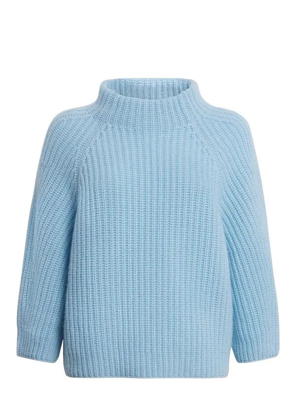 Iris Von Arnim Cashmere Fallout Pullover - Blue