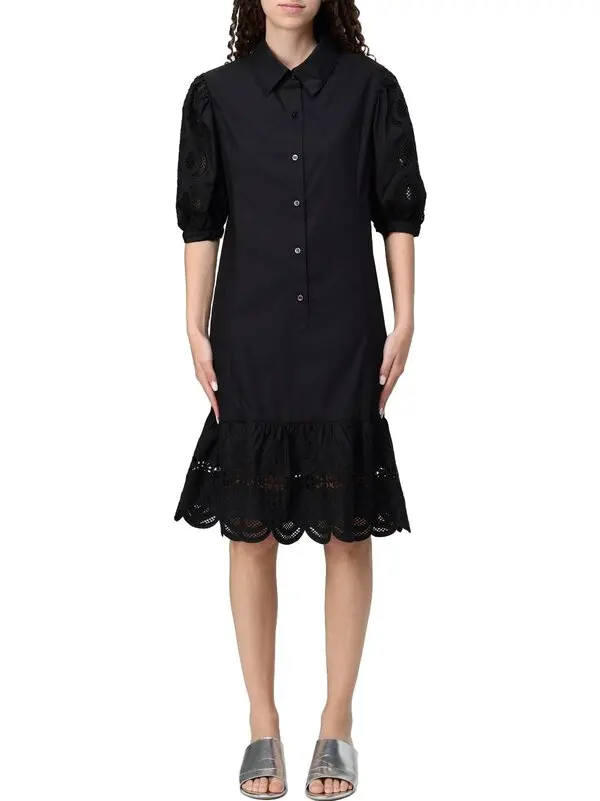 Liu Jo Shirt Dress - Black