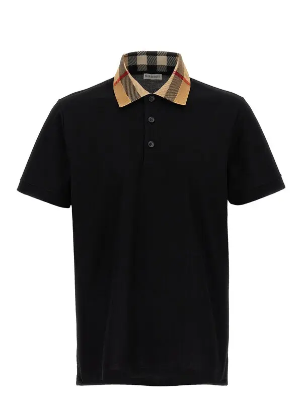 Burberry Cody' Polo Shirt - Black