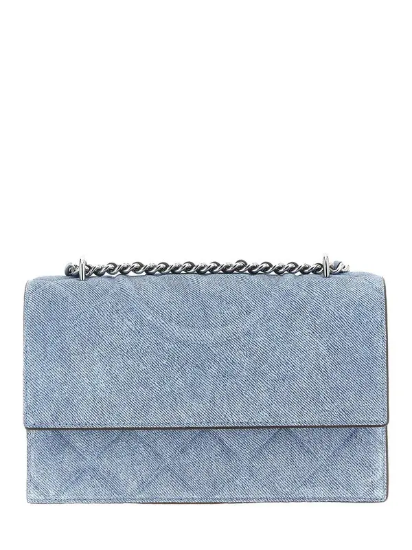 Tory Burch Fleming Convertibile Small Shoulder Bag - Light Blue