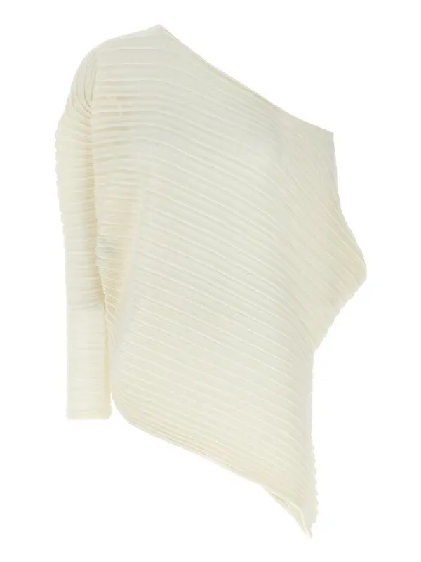 Issey Miyake Stream Top - White