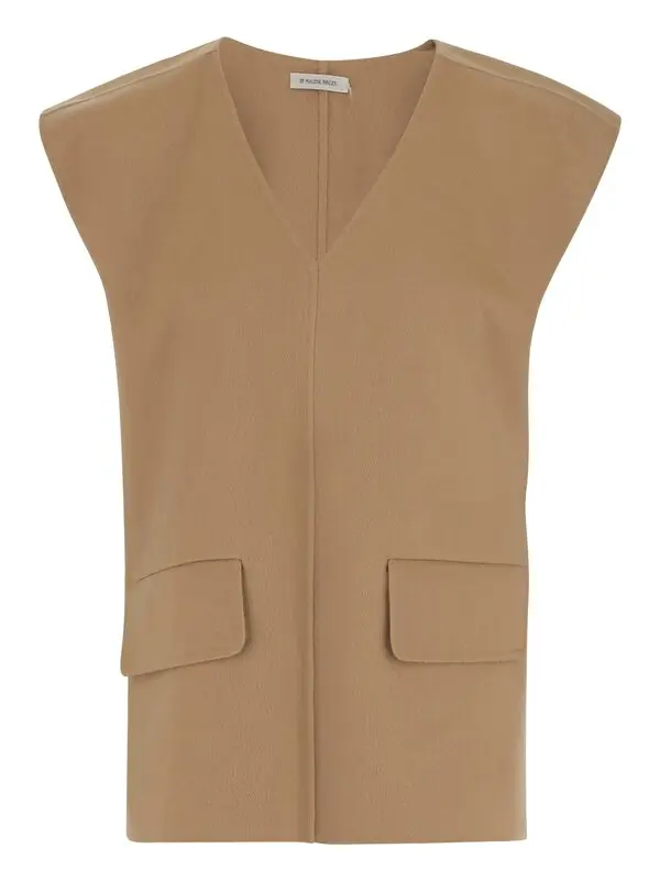 BY MALENE BIRGER Cilia Wool Vest - Beige