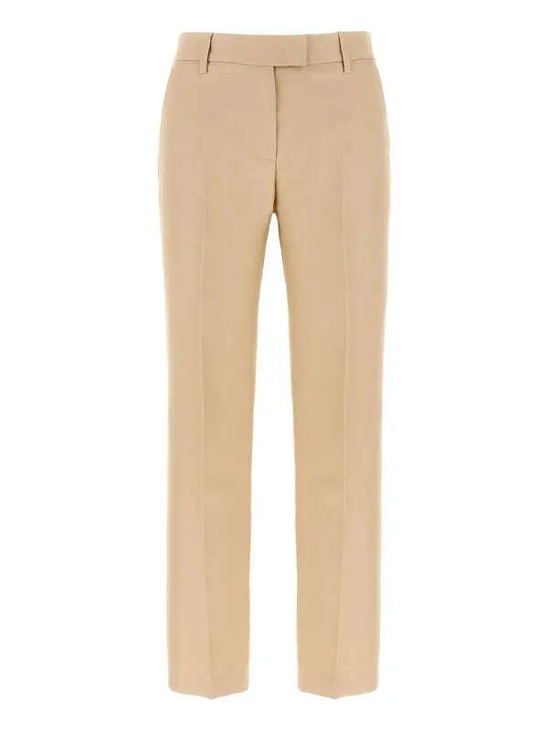 Alberto Biani Linen Blend Chinos - Beige