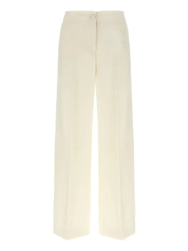 Brioni Camilla Wide Leg Trousers - White