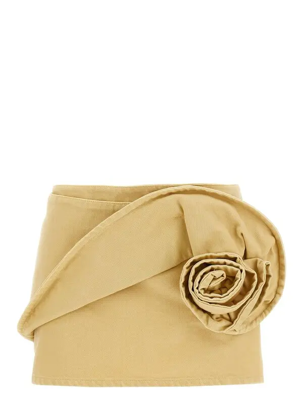 Magda Butrym 02' Mini Skirt - Yellow