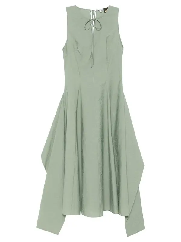 Loewe Cotton Blend Midi Dress - Green