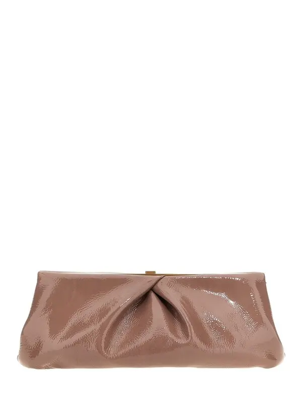 Dries Van Noten Patent Leather Clutch - Pink
