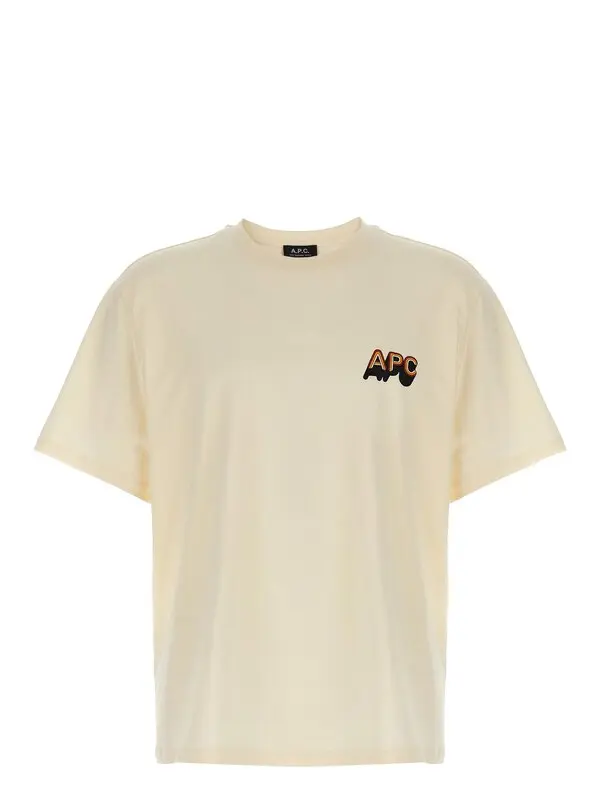 A.p.c. 70's' T Shirt - Beige