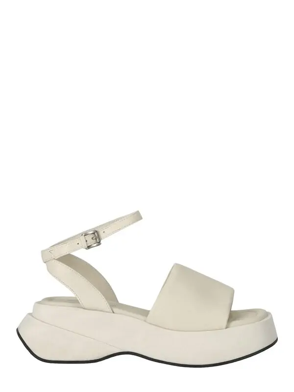 Elena Iachi Lena Platform Sandals - White