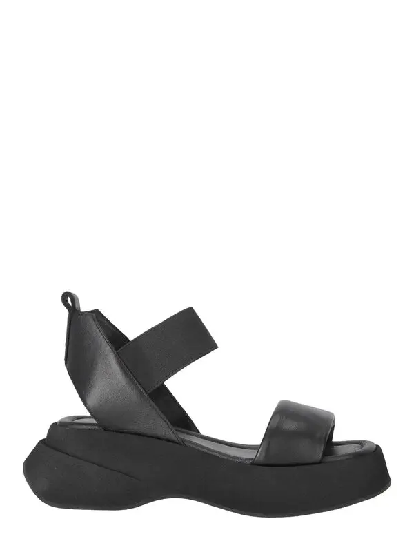 Elena Iachi Lena Platform Sandal - Black