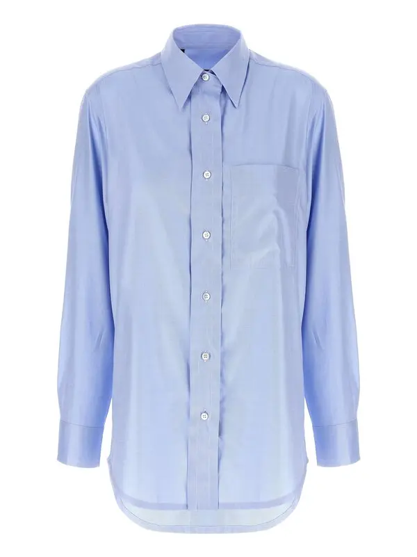 Brioni Sea Island Cotton Shirt - Light Blue