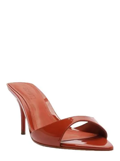 Schutz Elodie Pointed Toe Sandal - Sunset Ochre