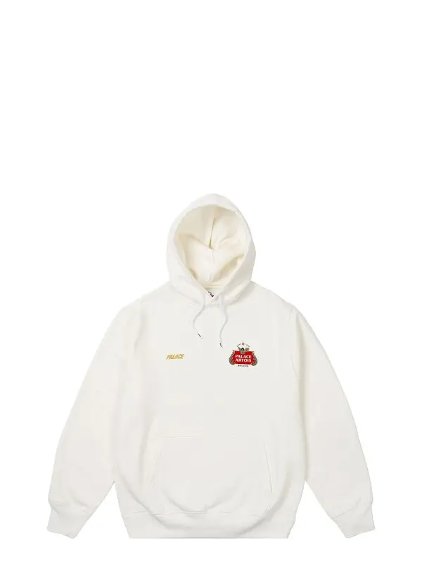 PALACE X Stella Artois Hood - White