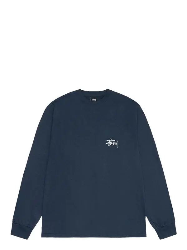 StÜssy Basic Long-sleeve Tee - Blue