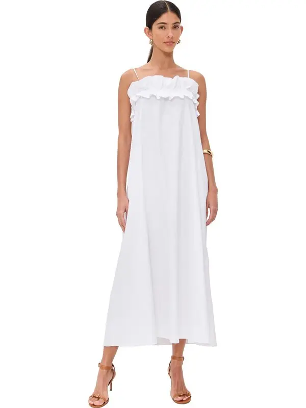 Solid & Striped The Sophie Maxi Dress - Optic White