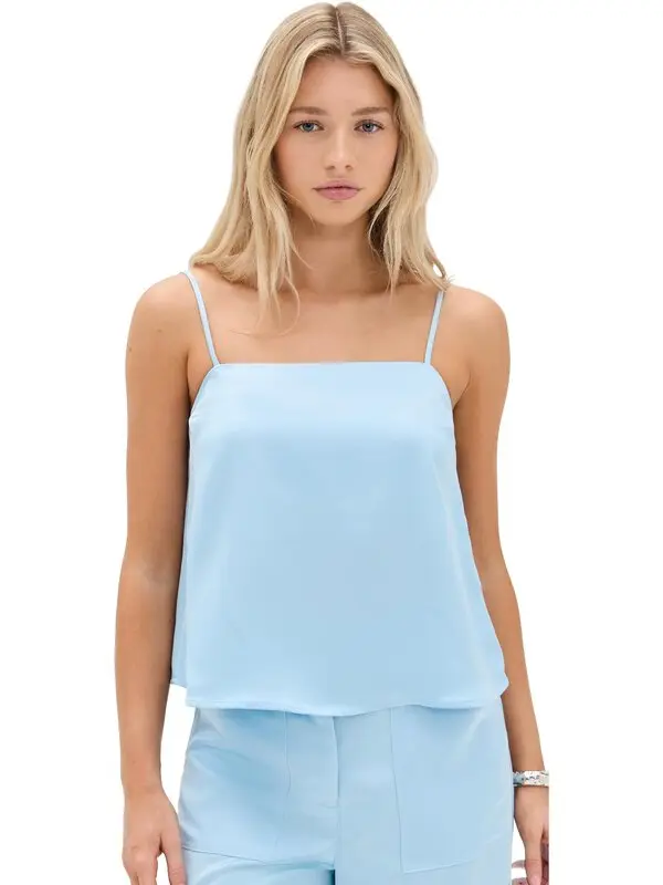 Susana Monaco Satin Cami Top - Poolside