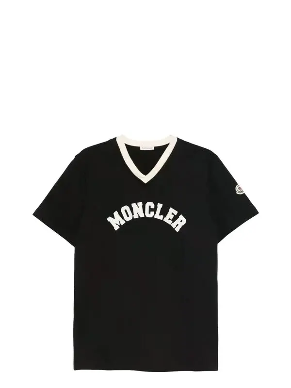Moncler Logo-print T-shirt - Black