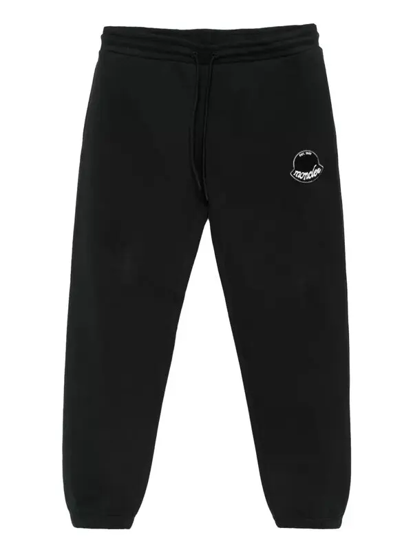 Moncler Logo-patch Sweatpants - Black