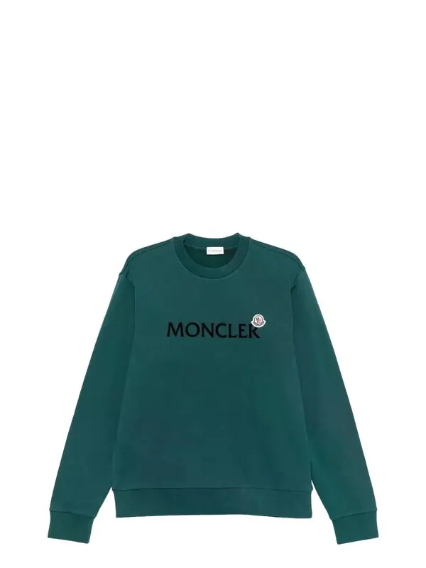 Moncler Logo-print Sweatshirt - Green