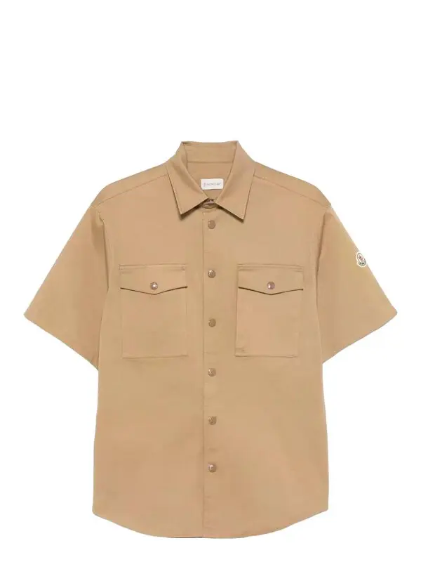 Moncler Flap-pocket Shirt - Brown