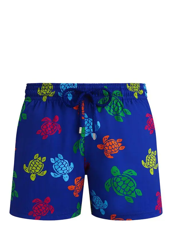 Vilebrequin Stretch Turtle Print Swim Trunks - Marrakech