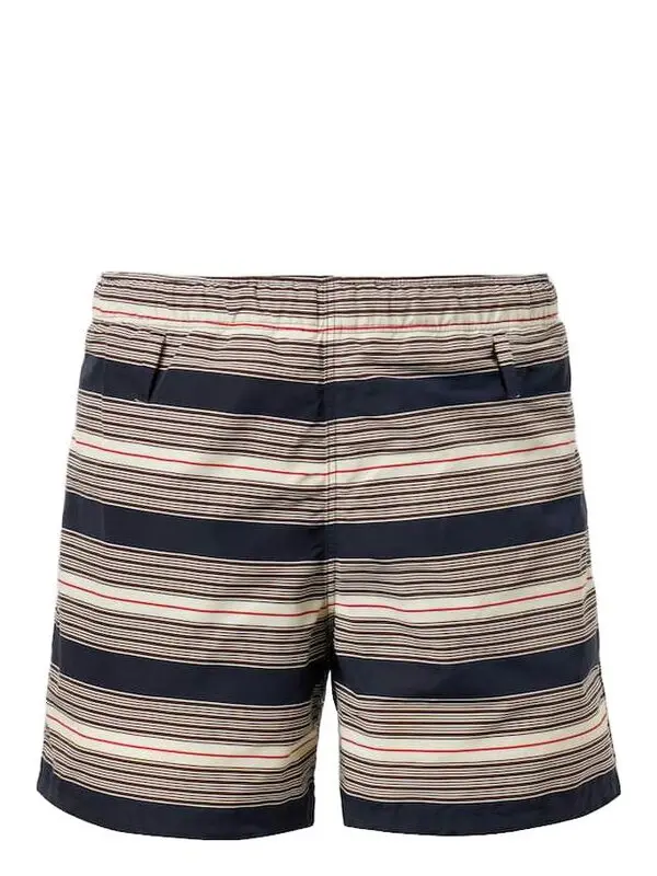 Prada Striped Swim Shorts - Multicoloured