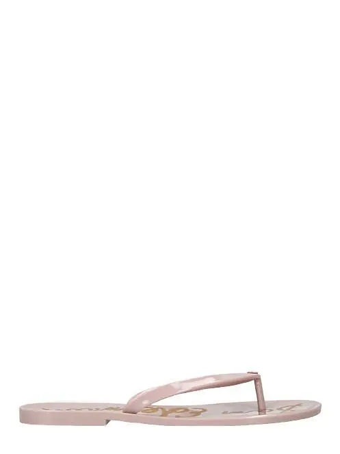 Sam Edelman Dean Jelly Flip Flops - Pale Pink
