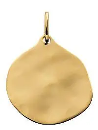 Monica Vinader Siren Muse 18ct Yellow Vermeil Pendant - Gold