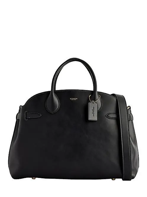 Coach Soft Empire Leather Carryall - B4/black