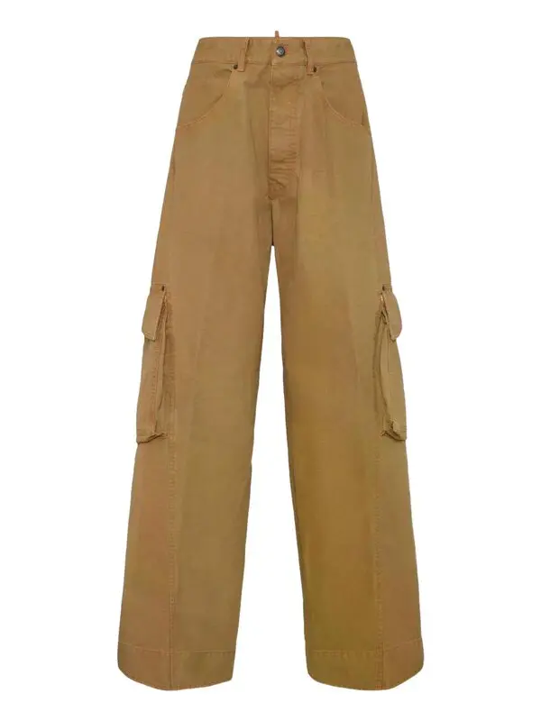 Dsquared2 Wide-leg Cargo Trousers - Brown