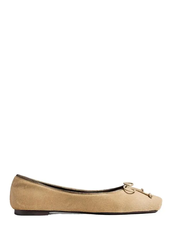 Khaite Charlotte Ballerina Flat - Barley