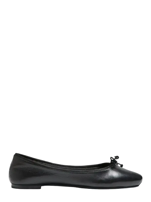 Khaite Charlotte Ballerina Flat - Black