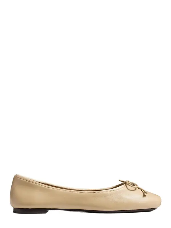 Khaite Charlotte Ballerina Flat - Nude