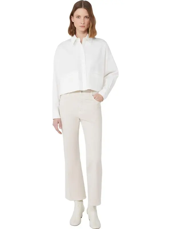 Max Mara Boxy-fit Heavy Cotton Shirt - White