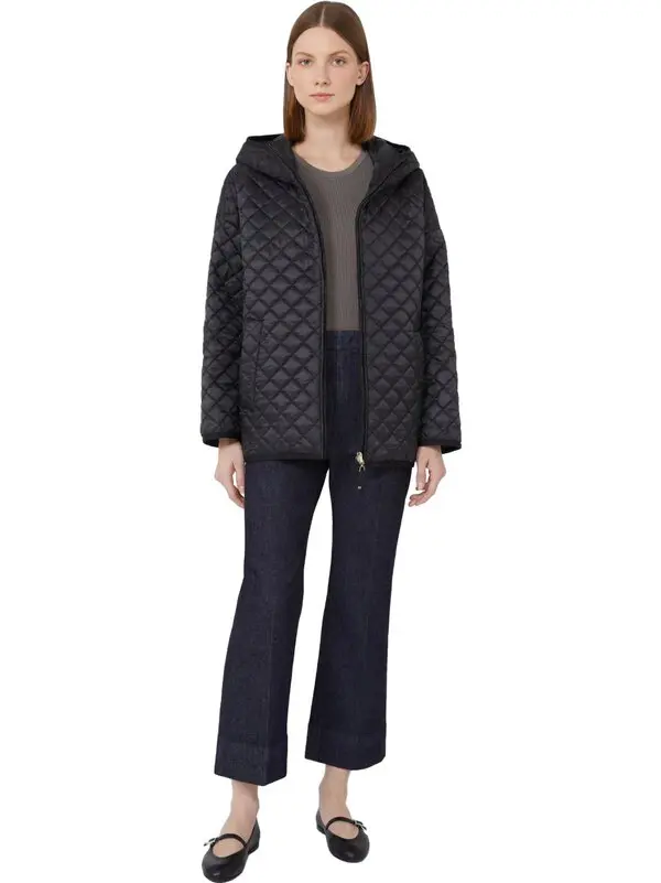 Max Mara Reversible Padded Jacket - Black