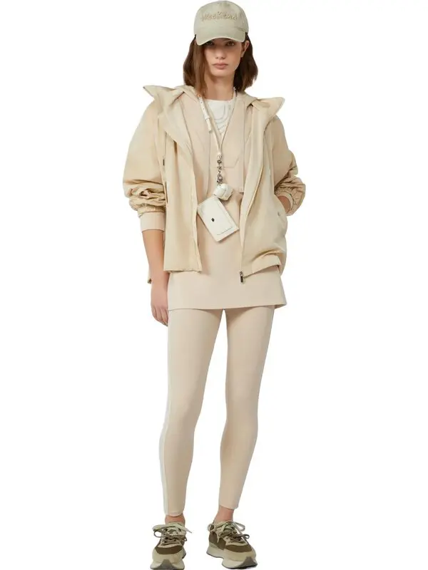 Max Mara Technical Taffeta Windbreaker - Beige