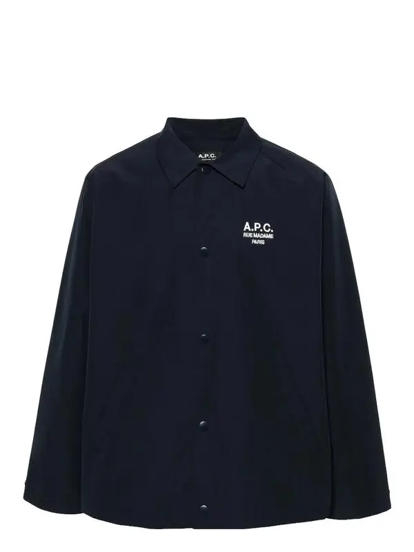 A.p.c. Classic Collar Jacket - Blue