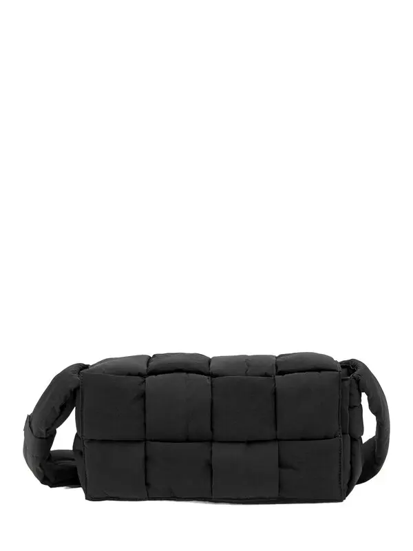 BOTTEGA  VENETA Padded Tech Cassette Cross-body Bag - Black